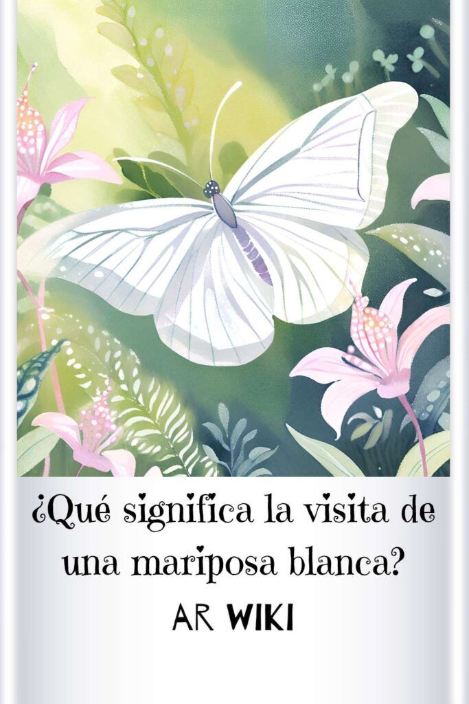 ¿Qué significa la visita de una mariposa blanca?
