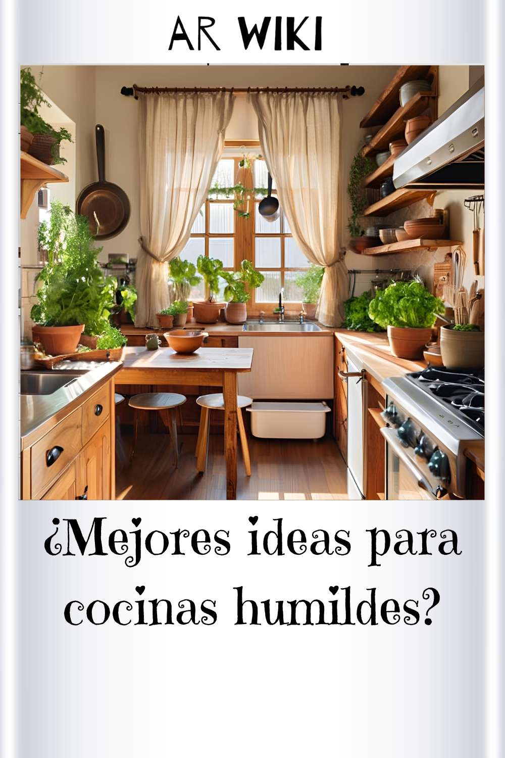 ¿Mejores ideas para cocinas humildes?